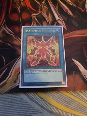 YUGIOH TCG MATHMECH EQUATION MYFI-EN010 SECRET 1ST EDITION NM | eBay