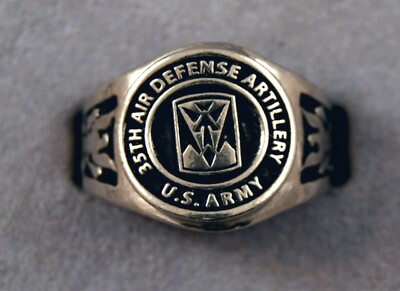 35th Air Defense Artillery Brigade ring 35th ADA Insignia THE DRAGON ...