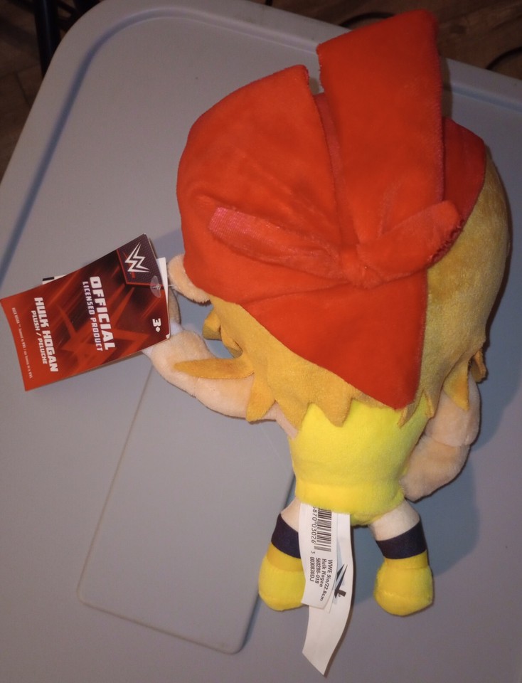 WWE Wrestling HULK HOGAN HULKAMANIA 9" Official Licensed Plush Figure ...