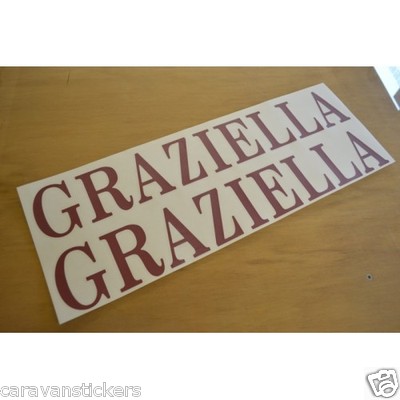 LEVANTE Grazia / Graziella Caravan Name Stickers Decals Graphics - PAIR ...