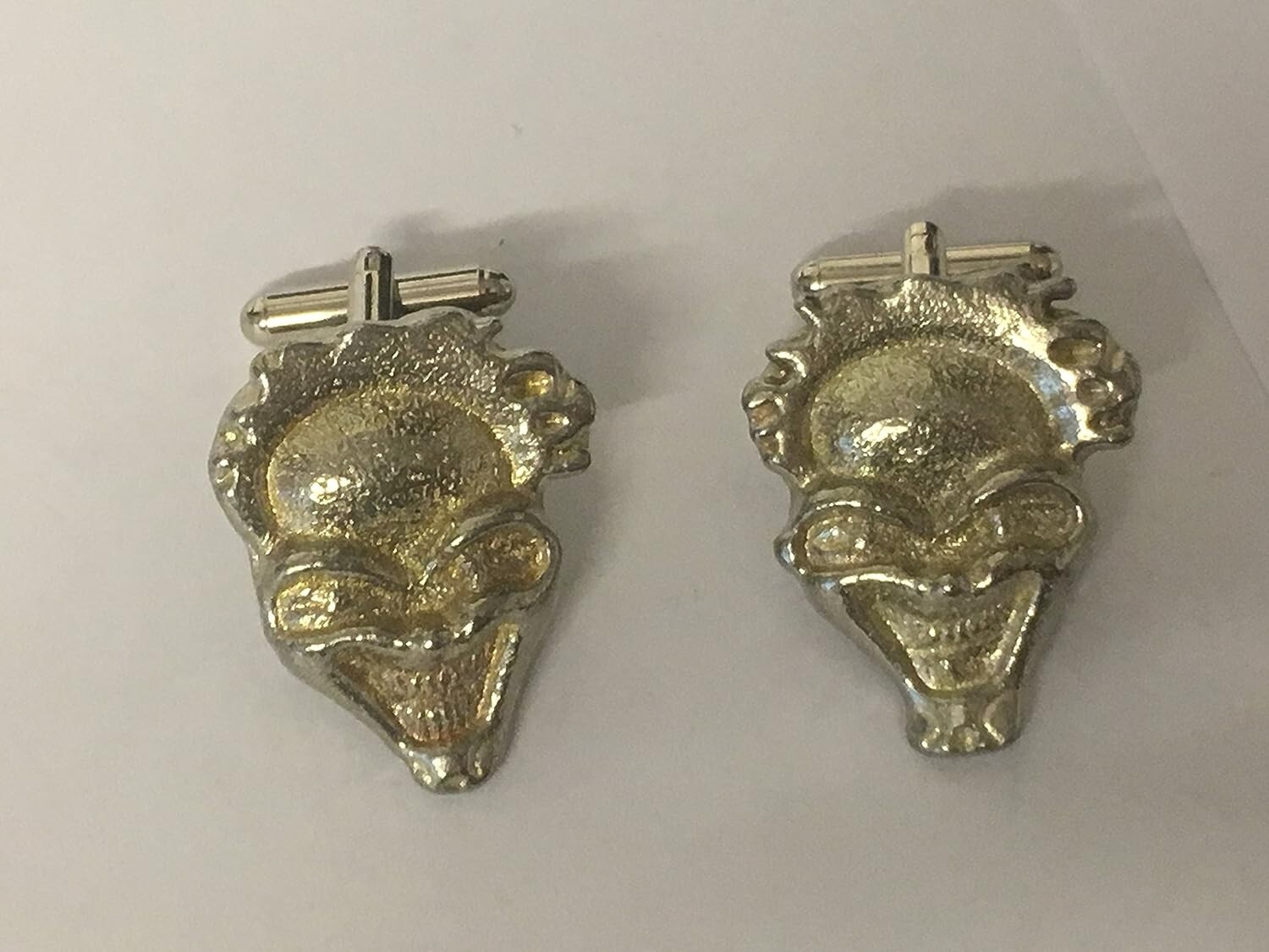 Creepy Clown GT54 English Pewter Cufflinks cuff shirt Handmade | eBay UK