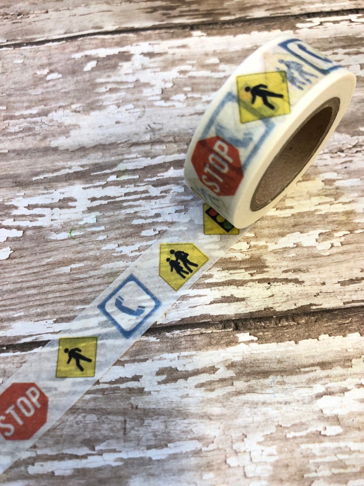 Road Sign Washi Tape Papercraft Planner Supply journal card DIY car ...
