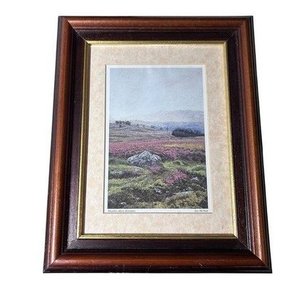 Vintage Heather Above Kenmore Scotland Ian McNab Art Print Mounted ...