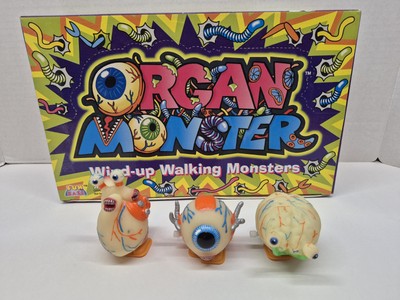 VTG 90s Weird Glow In Dark Organ Monster Body Part Horror Wind Up Toy ...