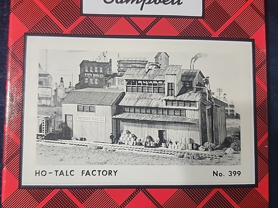 Campbell Scale Models 399, Talc Factory, HO Scale, New, Builders Kit | eBay