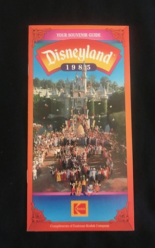 Disney Ephemera Disneyland Resort 1985 30th Anniversary Souvenir ...