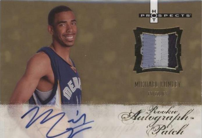 2007-08 Fleer Hot Prospects - Rookie Autograph Patch Mike Conley #128 / ...