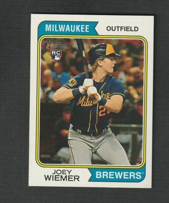 2023 Topps Heritage Joey Weimer Rookie #636 Milwaukee Brewers | eBay