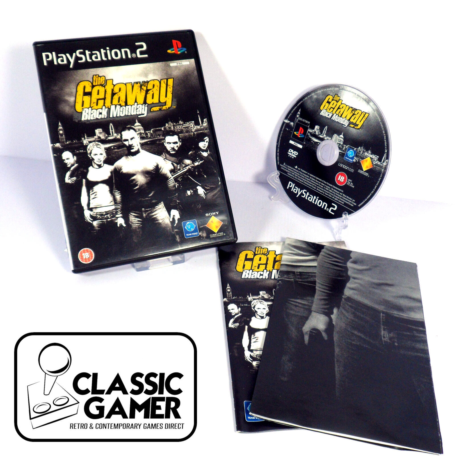The Getaway & The Getaway Black Monday PS2 VG (with and without MAPS ...