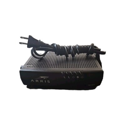 Arris TM1602A DOCSIS 3.0 Telephony Cable Modem Optimum WOW Cablevision ...
