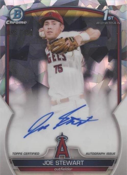 2023 Bowman - Chrome Prospect Autographs Joe Stewart #CPA-JST Atomic ...
