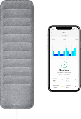 Sleep Tracking Mat Pad, Under Mattress Sleep Cycle Analysis By Withings ...