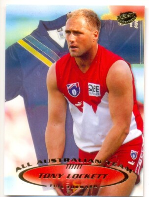 1999 Select Premiere common card - 44 - Tony Lockett - Sydney - All ...