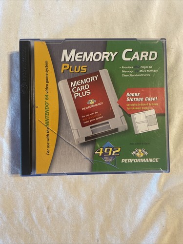 N64 Nintendo 64 Performance Memory Card Storage Case 741948003752 | eBay