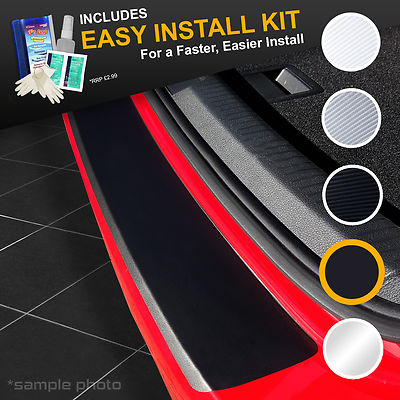 Audi A4 B7 Estate 2004 - 2008 Matt Black Vinyl Rear Bumper Protector ...