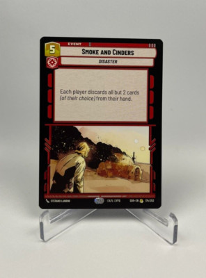 Smoke and Cinders (174/252) - Star Wars Unlimited TCG - [RARE] | eBay