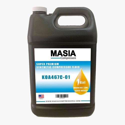Kaeser S-460 Oil, 1 Gallon Jug, 8000 Hours PAO Base (9.5409.1, S-460-05 ...