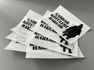 Original „Gaddar Kötüleri Haklar“ 10x7,7cm Gaddar Dizi / Serie Sticker ...