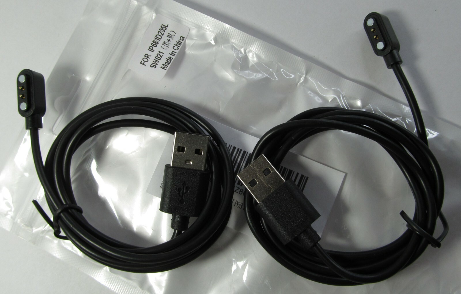 2x USB MAGNETIC CHARGER CABLES FOR LETSFIT IP68/ ID205L WILLFUL SW021 ...