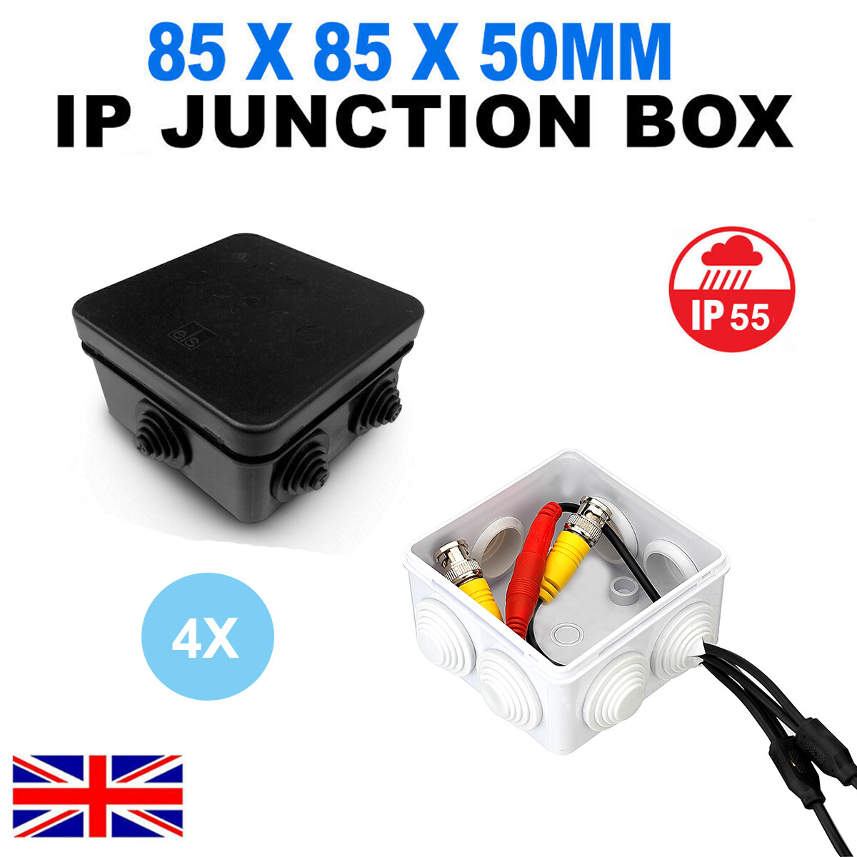Weatherproof Junction Box Camera Outdoor Waterproof Aluminum Junction