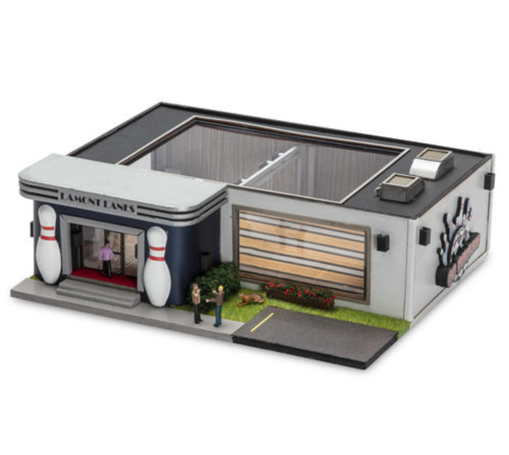 HO Scale Bowling Alley Lanes Building with LED Lights Interior Exterior ...