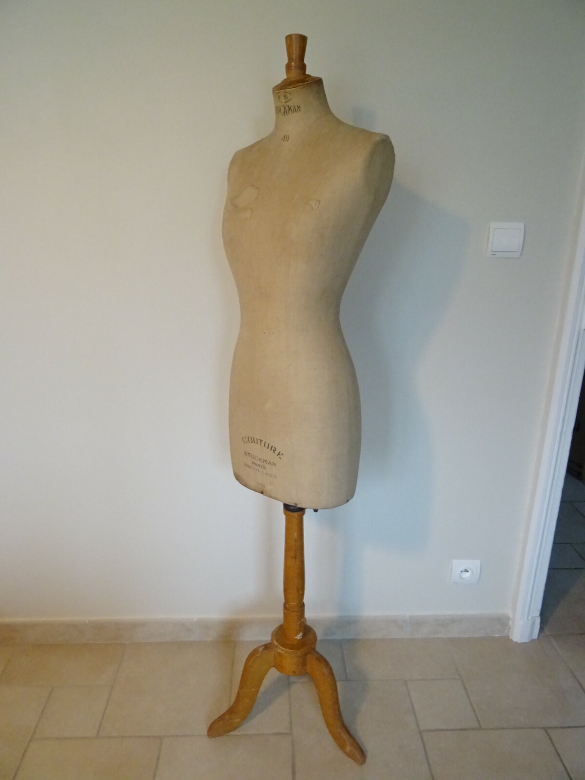 Mannequin De Couture Reglable Occasion