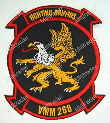 Tiltrotor Squadron 266 (VMM-266) Fighting Griffins Patch (MV-22 Osprey ...