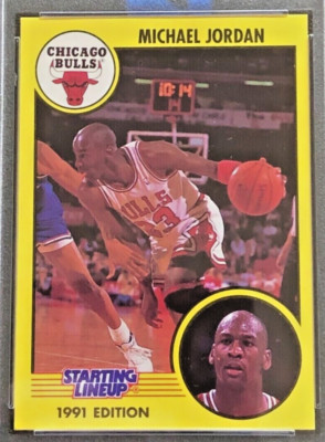 HOT 1991 Basketball Starting Lineup CARDS Break JORDAN BIRD MAGIC ...