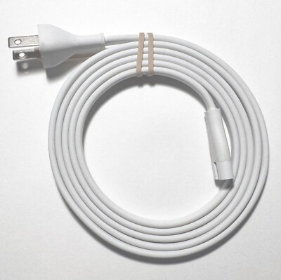 White OEM Apple AC Power Cord for Mac Mini, Airport, Time Capsule, C7 ...