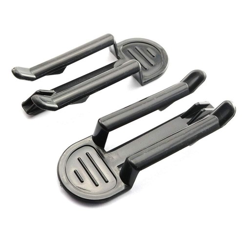 Pro Bamboo Kitchen 20pcs Black Trash Can Bag Clip Garbage Can Clamp 8x3 ...