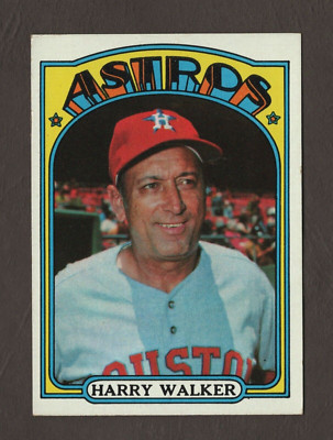 1972 Topps Baseball Card #249 Harry Walker – Houston Astros | eBay