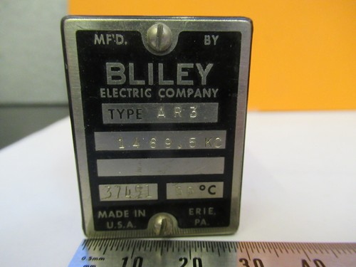 BLILEY ELECTRIC QUARTZ CRYSTAL AR3 FREQUENCY CONTROL RADIO AS PICTURED ...