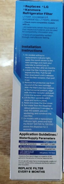 IcePure Rwf1200a Replacement Refrigerator Water Filter 3-pack for LG ...