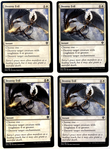MTG 4X Destroy Evil Dominaria United 017 NM | eBay