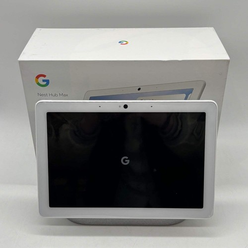 Google Nest Hub Max Smart Home Display H2A Chalk | eBay