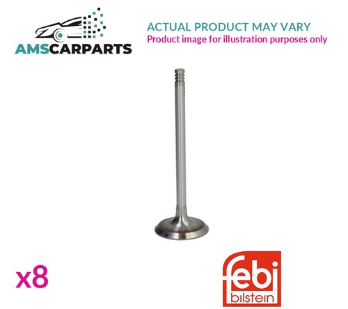 ENGINE EXHAUST EX VALVE 21036 FEBI BILSTEIN 8PCS NEW OE REPLACEMENT ...