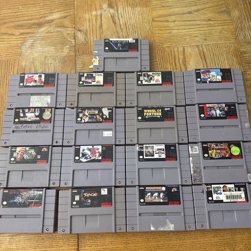 Super nintendo game lot 17 tested working | eBay