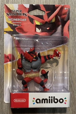 Nintendo Amiibo Incineroar Super Smash Bros. Series Switch Action ...