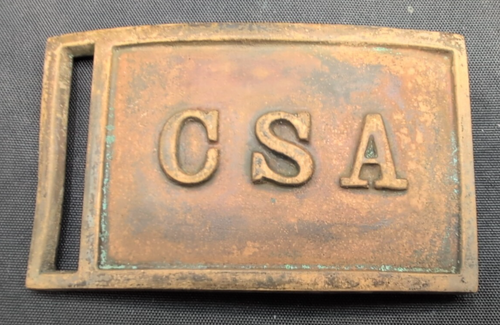 Civil War Confederate rectangular CSA belt buckle. | eBay