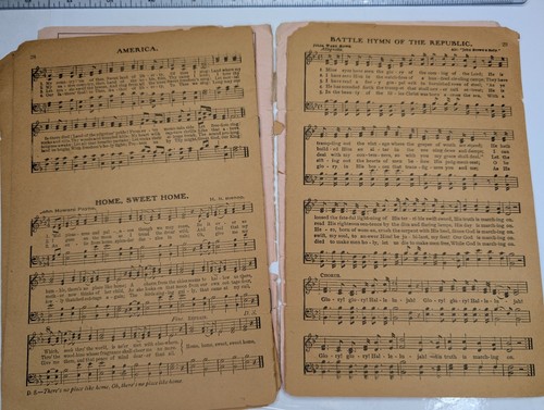 1906 Canton IL Hobart M. Cable Favorite Song Book Piano Music LaPorte ...
