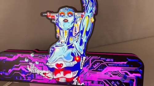 Bride of PinBot Pinball Topper Printed Lightbox for Bride of Pinbot ...