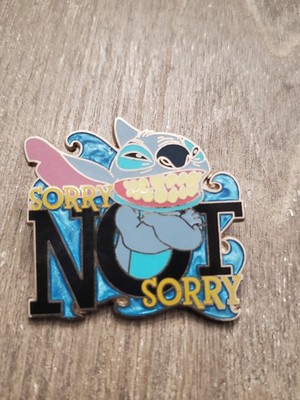 DISNEY PIN * STITCH *FROM LILO AND STITCH * SORRY NOT SORRY * TRADING ...