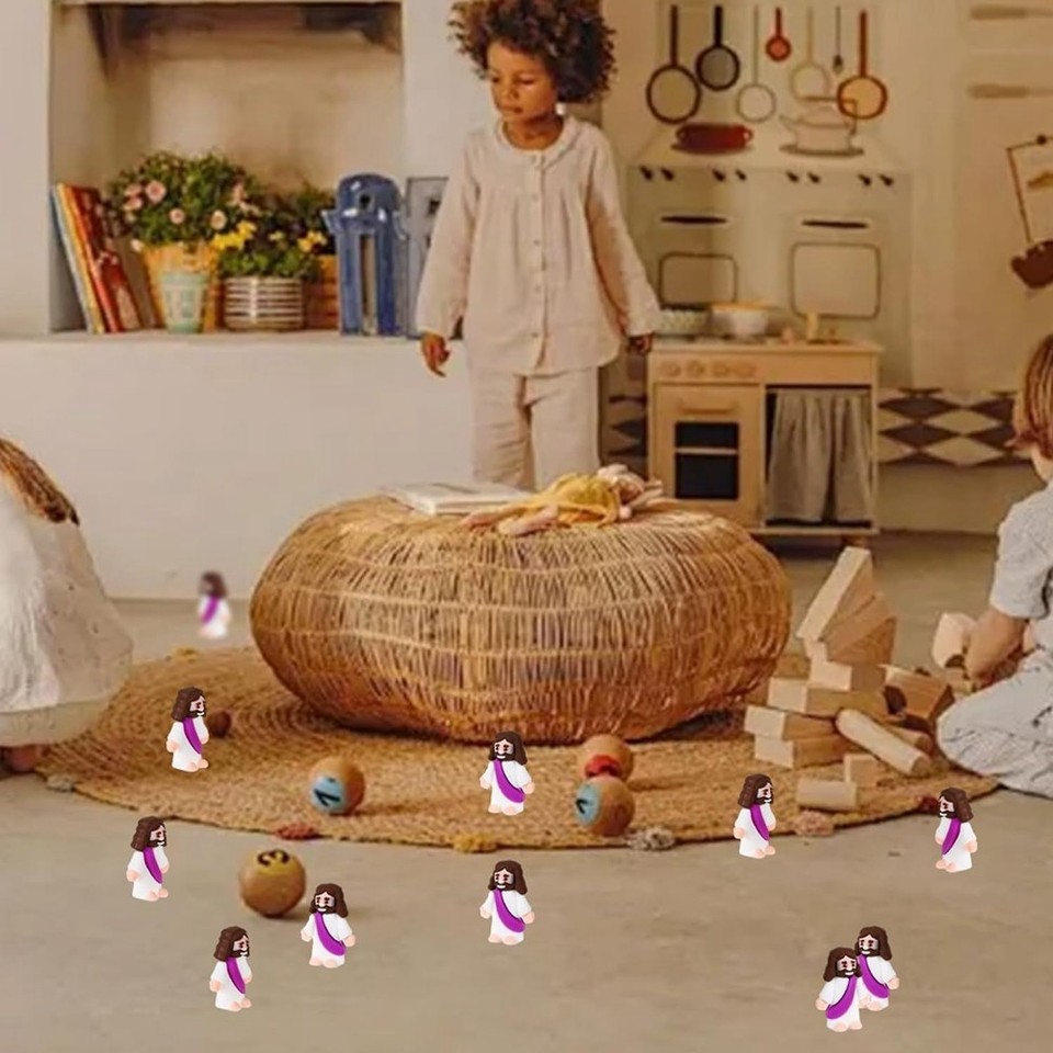 12PCS Jesus Statue Easter Decoration Jesus Statue Christian ...