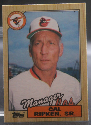 Cal Ripken Sr. (Orioles/Manager) - 1987 Topps Traded #102T | eBay