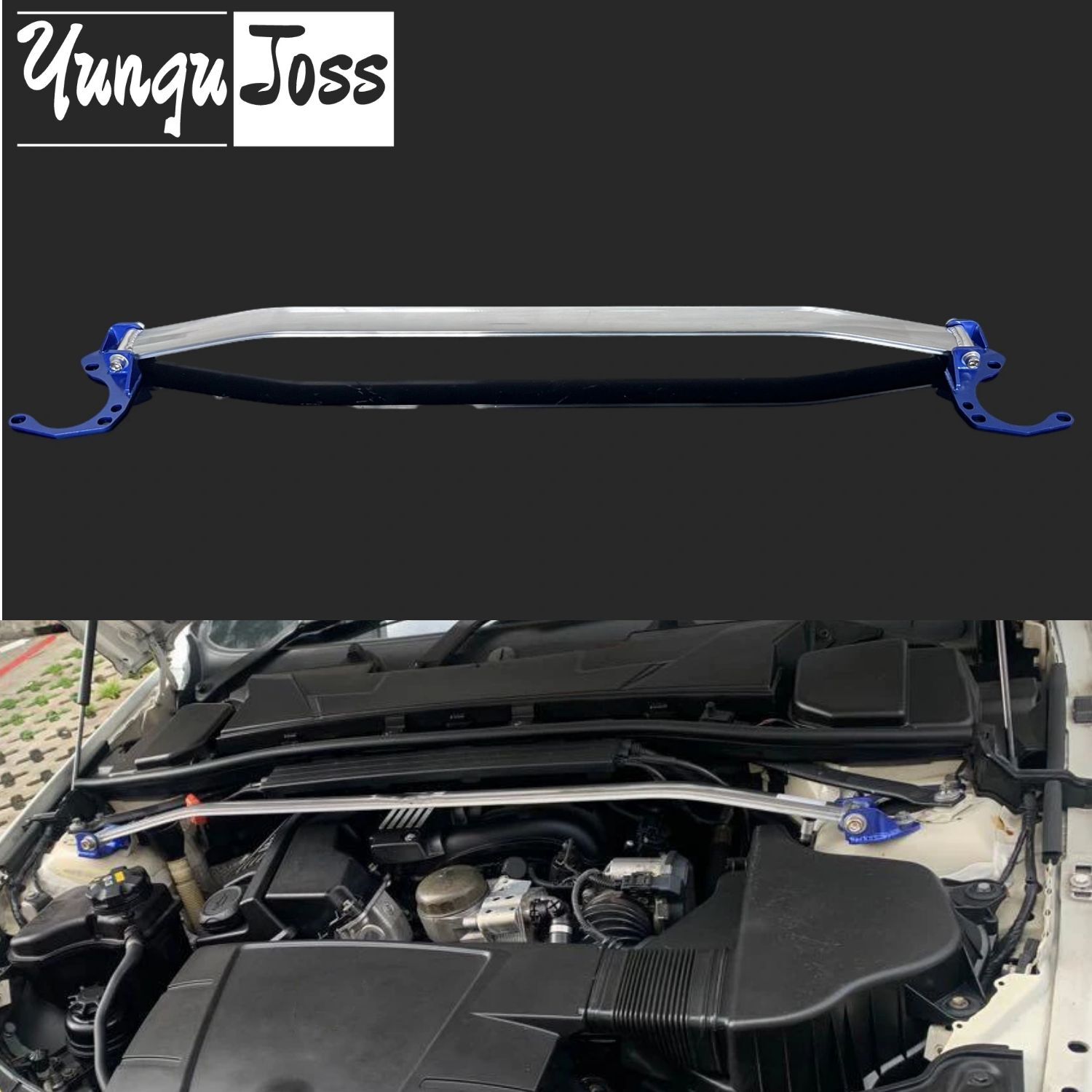 2006-2011 BMW E90 E92 320i 328i Front Upper Strut Bar Tower Brace ...