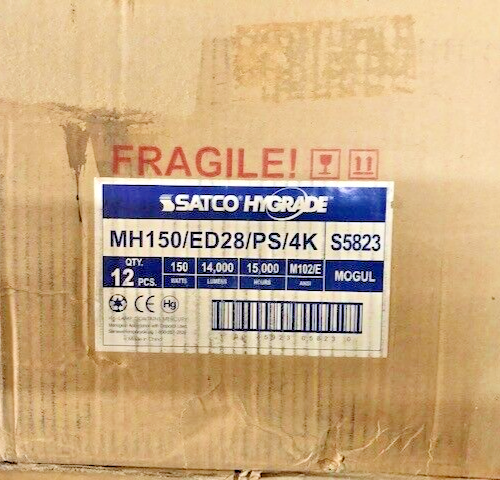 SATCO MH150/ED28/U/4K/PS MOGUL BASE (S5823) | eBay