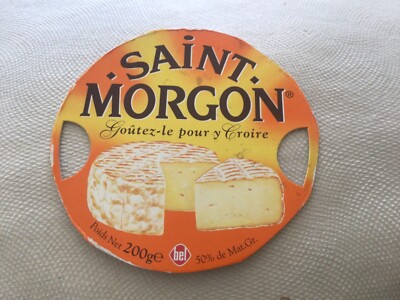 Etiquette Fromage Saint Morgon Bel | eBay