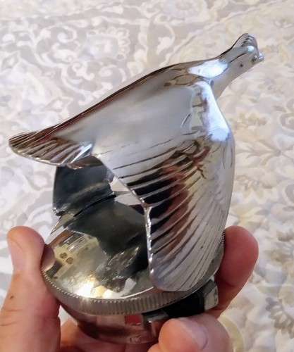 1930s? FORD MODEL A "FLYING QUAIL" CHROME RADIATOR CAP HOOD ORNAMENT ...