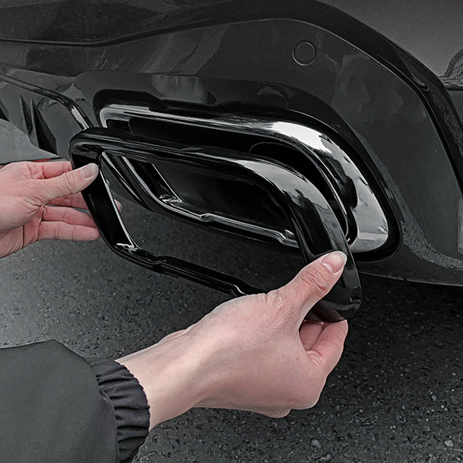 2x Exhaust Mufflers Tail Pipe Cover 2019-2023 For BMW X5 G05 X6 G06 X7 ...