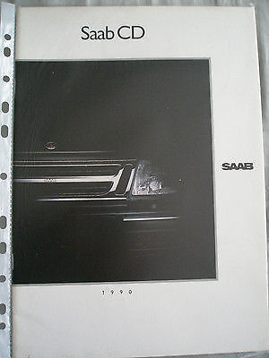 Saab CD range brochure 1990 | eBay UK